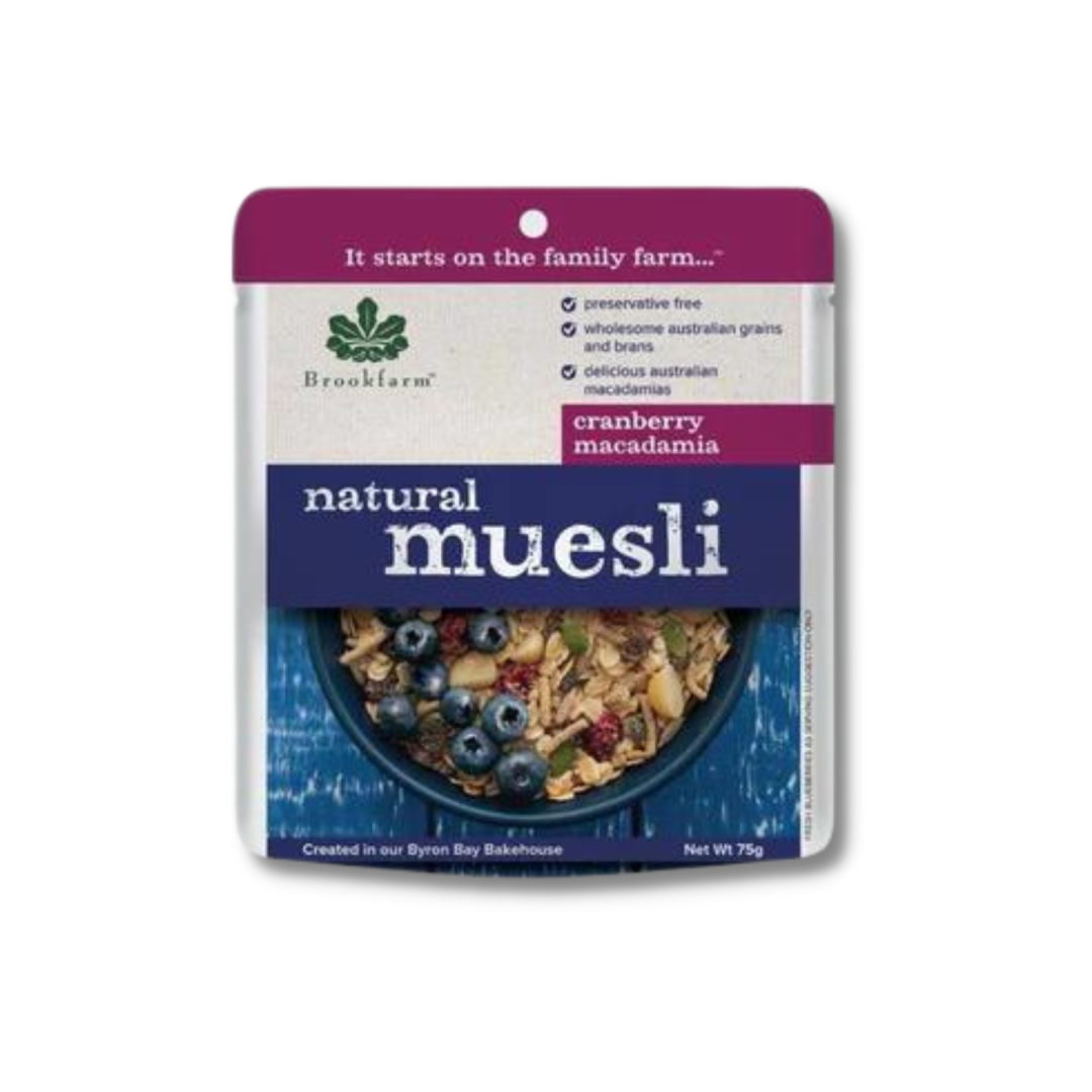 Brookfarm- Natural Muesli w Cranberry | Ifresh Corporate Pantry